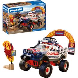 Konstruktions-Spielset Playmobil "Offroad Truck (72061), City Action", bunt, Spielbausteine, Kinder, Kunststoff, Konstruktions-Spielset, Made in Europe