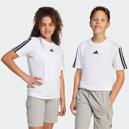 M&auml;dchen T-Shirt "J 3S TEE 160", schwarz-wei&szlig;, Gr. 164, adidas Sportswear, Obermaterial: 100% Baumwolle, Shirts, sportlicher Stil, Rundhalsausschnitt,