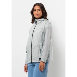 Funktionsjacke Jack Wolfskin "WANDERJAHR JKT W", Damen, Gr. XL (46), grau (cool, grau), OBERSTOFF: 100% POLYAMID. Futter: 100% POLYESTER, Jacken Funktionsjacke