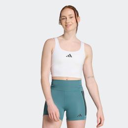 Tanktop adidas Performance "POWER BH-, LEICHT ST&Uuml;TZEND", Damen, Gr. L, wei&szlig;, Obermaterial: 79% Polyester, 21% Elasthan, Rundhals, Tops Tanktop