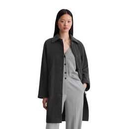 Marc O'Polo MARC O'POLO Damen Wollmantel "aus Wolle-Mix"dunkelgrau melange, Gr. 40, unifarben, Obermaterial: 75% Wolle, 25% Polyamid; Futter: 100% Polyester,
