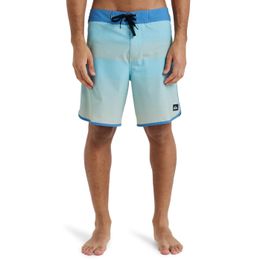 Boardshorts Quiksilver "Surfsilk Scallop 18", Herren, Gr. 34L, aquifer tijuana, Obermaterial: 88% Microfaser, 12% Elasthan;, Hosen Boardshorts