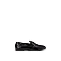 Marc O'Polo MARC O'POLO Damen Loafer "aus veredeltem Rindleder", Gr. 41schwarz, Obermaterial: 100% Leder (Rind), unifarben, Schuhe