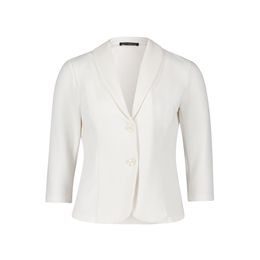 Kurzblazer Betty Barclay "Kurzblazer mit Kn&ouml;pfen", Damen, Gr. 42, wei&szlig; (rohwei&szlig;), Obermaterial: 75% Baumwolle CO. 22% Polyester PES. 3% Elasthan EL., Blazer Kurzblazer