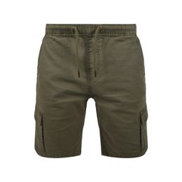 Cargoshorts INDICODE "Cargoshorts IDFrances", Herren, Gr. L, N-Gr, gr&uuml;n (army), Web, Obermaterial: 98% Baumwolle CO. 2% Elasthan EL., regular fit kurz, Hosen Cargoshorts