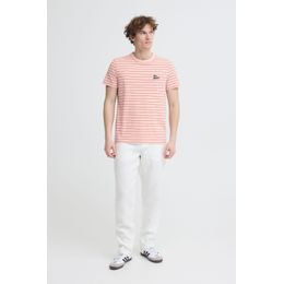 Casual Friday Herren Rundhalsshirt "Rundhalsshirt CFTangen", rosa, Gr. L, Obermaterial: 100% Baumwolle CO., Shirts