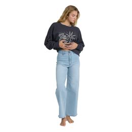 Billabong Damen Weite Jeans "Free Fall Indigo"surf spray, Gr. 28, Obermaterial: 98% Baumwolle, 2% Elasthan., Jeans