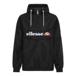 Windbreaker Ellesse "MONTEZ OH JACKET", Damen, Gr. 36, schwarz, Web, Obermaterial: 100% Polyester. Futter: 100% Polyester, unifarben, Basic normal, elastischer Bund mit Gummizug, Jacken Windbreaker, mit Kapuze und kurzem Rei&szlig;verschluss zum &Uuml;berziehen, Logo-Badges