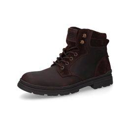 Winterboots Camel Active, Herren, Gr. 43, cafe, Leder, Schuhe Winterboots, Schn&uuml;rboots, Stiefel mit Warmfutter