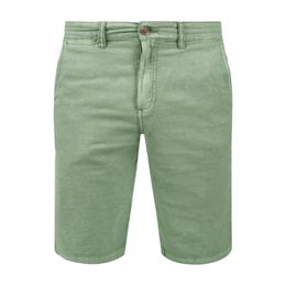 !Solid Shorts SOLID "Leinenshorts SDShorts", Herren, Gr. M, N-Gr, gr&uuml;n (hedge gree), Obermaterial: 55% Leinen LI. 45% Baumwolle CO., Hosen Shorts