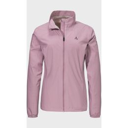 Sch&ouml;ffel Outdoorjacke SCH&Ouml;FFEL "Jacket Style Lurbek WMS", Damen, Gr. 40, 3105, rosa, Oberstoff: 100% Polyester; (Membran: Thermoplastisches Polyurethan), regular fit, hoch geschlossener Ausschnitt, Jacken Outdoorjacke