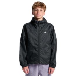 Regenjacke Quiksilver "Overcast 3K Tape", Kinder, Gr. 8, schwarz, Obermaterial: 100% Nylon;, Jacken Regenjacke