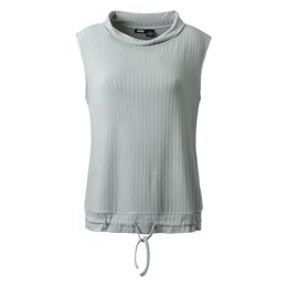 T-Shirt LPO "Damen T-Shirt Bea", Damen, Gr. 36 (S), gr&uuml;n (gr&uuml;n milieu), Wirkware: Rippenstrick 93% Rayon, 7% EL, Shirts T-Shirt