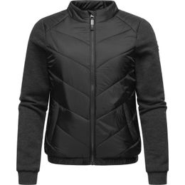 Outdoorjacke Ragwear "Outdoorjacke Zabava", Damen, Gr. 3XL, schwarz, Obermaterial: 100% Polyester PES. Obermaterial: 70% Baumwolle CO. 30% Polyester PES. Futter: 100% Polyester PES. 100% Polyester PES., Jacken Outdoorjacke