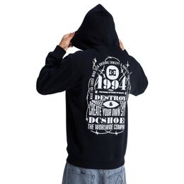 Hoodie DC Shoes "Shape Or Destroy", Herren, Gr. XXL, schwarz, Obermaterial: 55% Walkfrottier, 25% Walkfrottier, 20% Microfaser;, Sweatshirts Hoodie