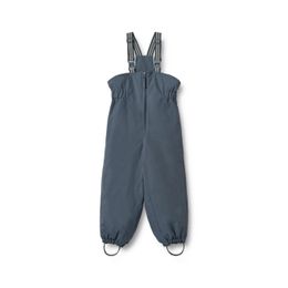 Wheat Kinder Jumpsuit "Wheat Ski Pants Sal"grau blau, Gr. 128, 100% Polyester (Recycelt), Overalls