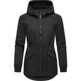 Outdoorjacke Ragwear "&Uuml;bergangsjacke Dowey A", Damen, Gr. L, schwarz, Obermaterial: 100% Polyester PES. Obermaterial: Futter: 100% Polyester PES., Jacken Outdoorjacke