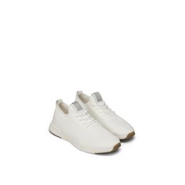 Marc O'Polo MARC O'POLO Herren Slip-On Sneaker "Jasper", Gr. 43wei&szlig;, Textil, unifarben, Schuhe, Slipper, Freizeitsneaker, Schlupfschuh mit Memory Foam Innensohle