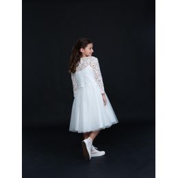 DANAMADE M&auml;dchen Partykleid "DANAMADE Dresses DNENA", wei&szlig;, Gr. 146, Oberstoff: 100% Polyester / Futter: 100% Polyester, Kleider