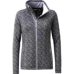 Fleecejacke LPO "Fleecejacke Lovis", Damen, Gr. 46 (L), asphalt, 100% Polyester, regular fit, Jacken Fleecejacke