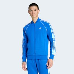 Trainingsjacke adidas originals "SST", Herren, Gr. XXL, blau, wei&szlig;, Obermaterial: 70% Polyester, 30% Baumwolle, Jacken Trainingsjacke