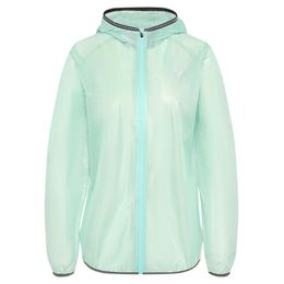 Regenjacke Ziener "NATINA-Z", Damen, Gr. 38, bright turquoise, Obermaterial: 53% Polyester, 47% Polyurethan, Jacken Regenjacke