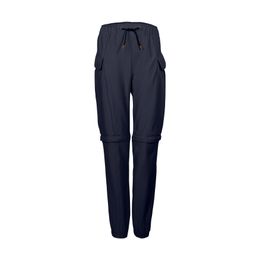 Zip-off-Hose Killtec "KOS 133 BYS PNTS", Jungen, Gr. 128, Normalgr&ouml;&szlig;en, blau (navy), Obermaterial: 79% Viskose, 18% Polyamid, 3% Elasthan, Hosen Zip-off-Hose, Abzippbare Funktionshose, elastisch, 4 Taschen, reflektierend