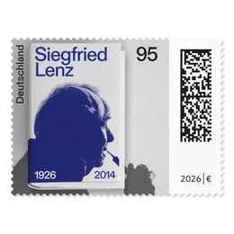 100. Geburtstag Siegfried Lenz, Briefmarke zu 0,95 &euro;, 10er-Bogen
