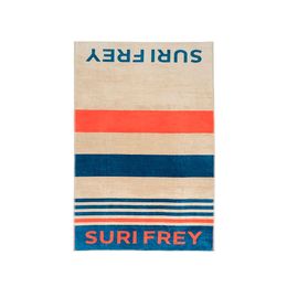 Strandtuch SURI FREY "Strandtuch SFY Freyday" Gr. XXL, beige (beige, kombi 443), 1 Stk., Obermaterial: 100% Baumwolle CO., Handt&uuml;cher, Strandtuch