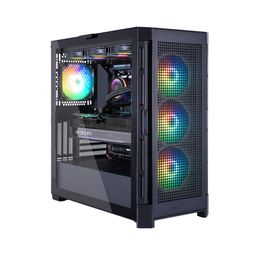 Cougar Gaming-PC "DUOFACE PRO BK 7877 AMD Ryzen 7 9700X 32GB DDR5 1TB SSD RTX 5070Ti", schwarz, Microsoft Windows 11 Home (64 Bit), 32 GB RAM 1.000 GB SSD, Desktop-PCs, Windows 11, DDR5 RAM, Wasserk&uuml;hlung, Gaming-PC