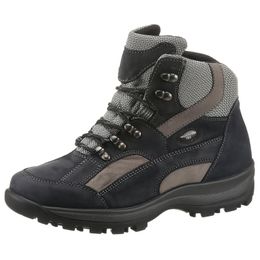 Waldl&auml;ufer WALDL&Auml;UFER Damen Schn&uuml;rboots "HOLLY", Gr. 4, schwarz, Nubukleder, Textil, kontrastfarbene Details, Schuhe, Outdoor, Trekking, Schn&uuml;rschuh mit