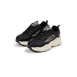 Sneaker Fila "SKYE ZP A WMN", Damen, Gr. 42, schwarz, Synthetik, Schuhe Sneaker