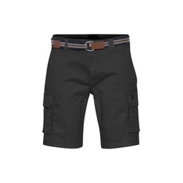 Cargoshorts Blend "Cargoshorts BHShorts", Herren, Gr. L, N-Gr, schwarz, Obermaterial: 97% Baumwolle CO. 3% Elasthan EL., Hosen Cargoshorts