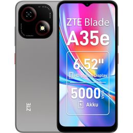 ZTE Smartphone "Blade A35e", Energieeffizienz: D, schwarz (silbery gray), 64 GB, Mobiltelefone, Smartphone