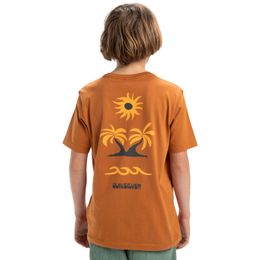T-Shirt Quiksilver "Evo Road End", Jungen, Gr. 8, bran, Obermaterial: 100% Walkfrottier;, Shirts T-Shirt