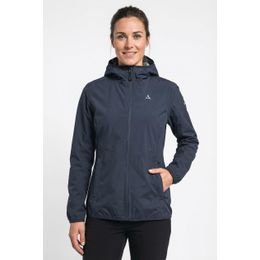 Sch&ouml;ffel SCH&Ouml;FFEL Damen Regenjacke "Jacket Style Migandi WMS", blau, Gr. 42, Taft, Obermaterial: 100% Polyester, Jacken
