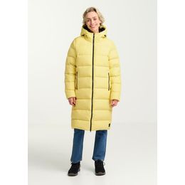 Daunenmantel Jack Wolfskin "FROZEN PALACE COAT W RDS", Damen, Gr. M (38/40), lemonice, Obermaterial: 100% Polyester. F&uuml;llung: 90% Entendaune, 10% sonstige Fasern, M&auml;ntel Daunenmantel