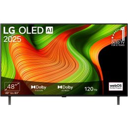 LG OLED-Fernseher "OLED48B59LA", Energieeffizienz: G, schwarz, 48 &Prime;, Fernseher, OLED-Fernseher
