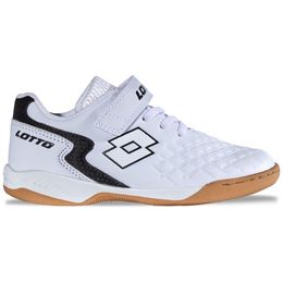 Hallenschuh Lotto, Jungen, Gr. 29, wei&szlig;, schwarz, Synthetik, Schuhe Hallenschuh, Indoor Sportschuhe