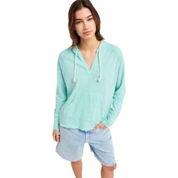 Hoodie Roxy "Destination Surf", Damen, Gr. XL, pool blau, Obermaterial: 55% Walkfrottier, 45% Microfaser;, Sweatshirts Hoodie