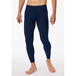 Schiesser Herren Slip "Original Classics", Gr. 8, blau, Feinripp, Obermaterial: 100% Baumwolle, Unterhosen, langes Bein, mit Eingriff, ohne st&ouml;rende
