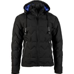 Steppjacke DEPROC Active "GILMOUR THORN Men", Herren, Gr. M (50), schwarz, 100% Polyester, bequem, mit innenliegendem Gummizug, Jacken Steppjacke, auch in Gro&szlig;en Gr&ouml;&szlig;en erh&auml;ltlich