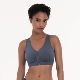 Damen Soft-BH, ANITA SINCE 1886, Gr. M, blau, Obermaterial: 88% Polyamid, 12% Elasthan, clean, unifarben, BHs, herausnehmbare Cups, mit