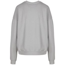 Urban Classics Damen Sweater "Urban Classics Damen Ladies Oversized Light Terry Crewneck", grau, Gr. S, unifarben, 70% Baumwolle, 30% Polyester,