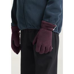 Fleecehandschuhe Jack Wolfskin "FLEECE GLOVE K", Jungen, Gr. 140, amaranth, Obermaterial: 100% Polyester, Handschuhe Fleecehandschuhe