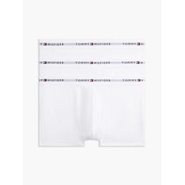 Trunk "TRUNK 3 PACK", Herren, Gr. XXL (56), 3 Stk., 3x wei&szlig;, Jersey, Obermaterial: 95% Baumwolle, 5% Elasthan, Tommy Hilfiger Underwear, k&ouml;rpernah, Unterhosen, mit Logoschriftzug