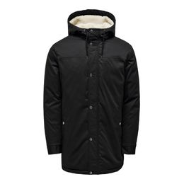 Only & Sons Only & Sons Parka 'Alexander' Herren Gr&ouml;&szlig;e XS schwarz / offwhite