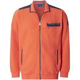 Jan Vanderstorm Sweatjacke 'Leeven' Herren Gr&ouml;&szlig;e L hellorange