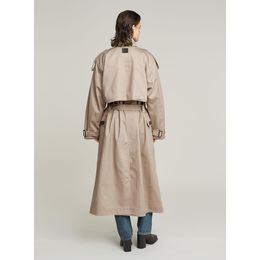 G-Star Raw G-STAR Damen Outdoorjacke "Macro Balloon Trenchcoat"dk brick, Gr. M, Obermaterial: 100% Baumwolle, Jacken
