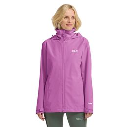 Funktionsjacke Jack Wolfskin "TRAILTIME 2L JKT W", Damen, Gr. L (42/44), foxglove, Obermaterial: 100% POLYESTER. Futter: 100% POLYESTER, Jacken Funktionsjacke